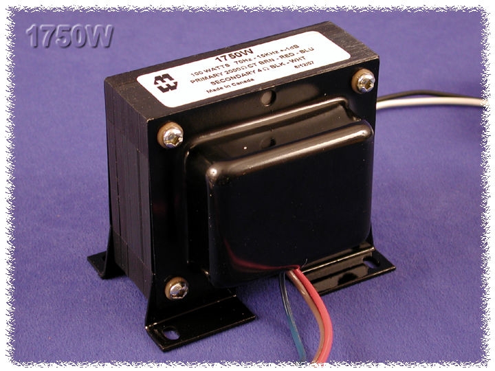 Output transformer 1750WA Fender Dual Showman, Twin Reverb, Super Six ...