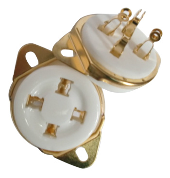 4 pins gold plated socket - Jukebox Revival