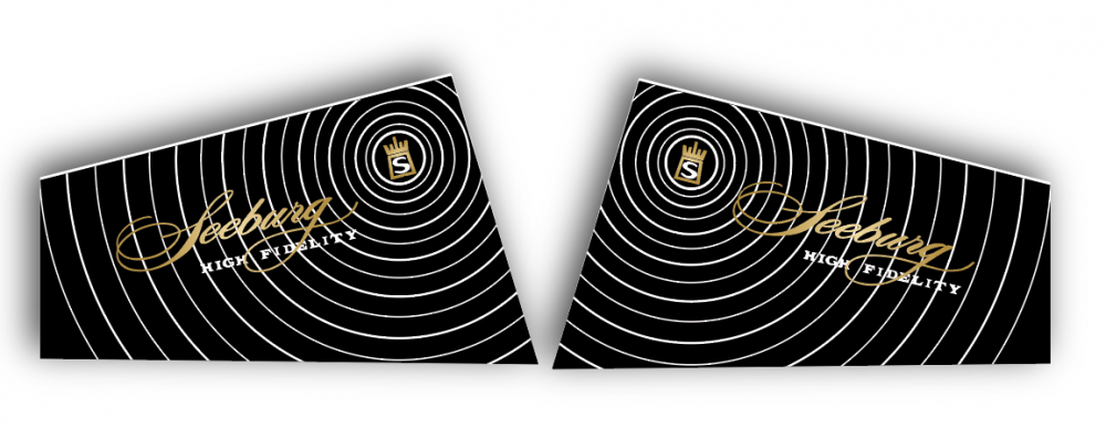 Seeburg K(D)200 side glass decals (L+R) - Jukebox Revival