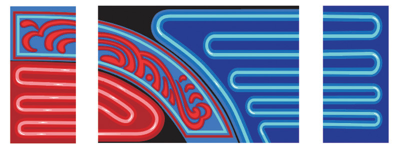 Rockola 464 Upper Left, Middle and Right Display Glass Decal - Jukebox ...