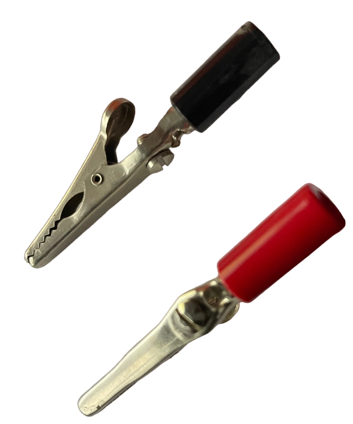 Alligator clip 4 mm insulated NOS - Jukebox Revival