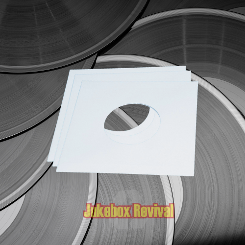 7'' Vinyl inner cover white - Jukebox Revival