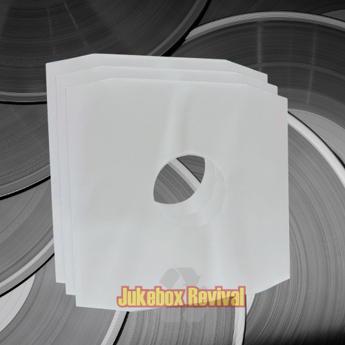 10'' Vinyl inner cover white - Jukebox Revival