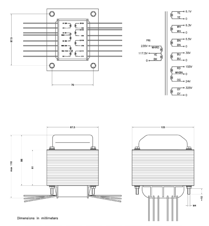 Piemme Elektra Voedingstrafo voor Seeburg LPC1 en LPC480 - Jukebox Revival