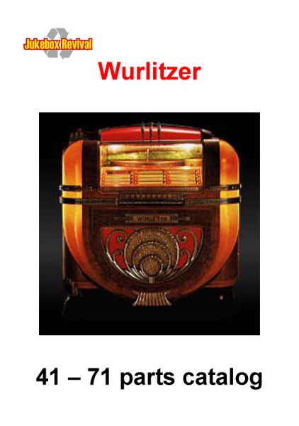 1940 - 1942 Onderdelen catalogus for 41 and 71 - Jukebox Revival