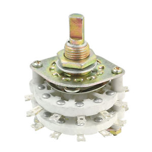 Rotary switch 6 contacts 3 positions - Jukebox Revival