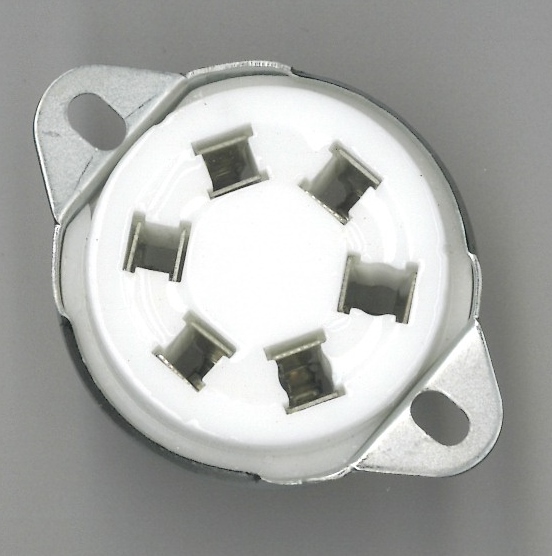 6 pins tube socket - Jukebox Revival