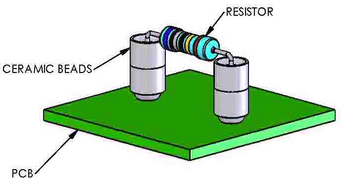 Ceramic spacer (10 pieces) - Jukebox Revival