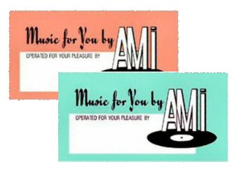 AMI operator card - Jukebox Revival