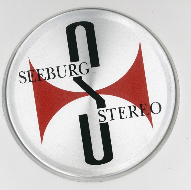 Seeburg logo zijkant AY - Jukebox Revival