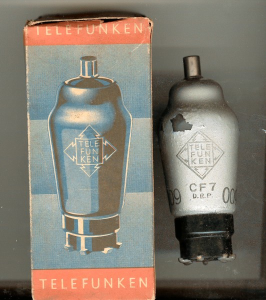 Tube/valve CF7 Telefunken - Jukebox Revival