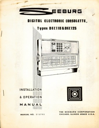 Seeburg DEC110 & DEC125 installation & operation manual - Jukebox Revival