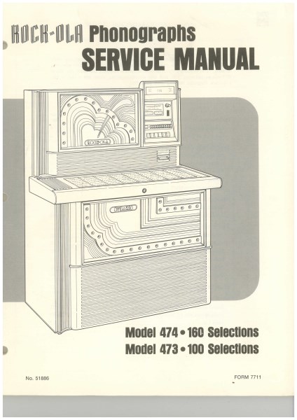Rock-ola model 473 & 474 complete set - Jukebox Revival