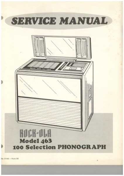 Rock-ola model 463 complete set - Jukebox Revival