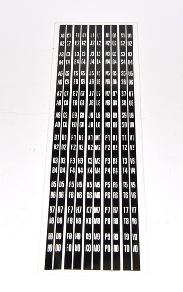 Wurlitzer 2200 decals for title strip holders - Jukebox Revival
