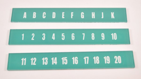 AMI Continental 1 and Lyric letters and numbers for the keyboard ...