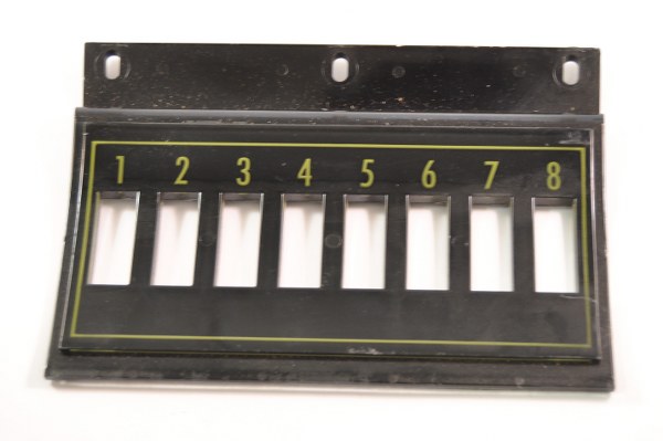 Rockola 442 Number Window (1-8) - part# 45453 - Jukebox Revival