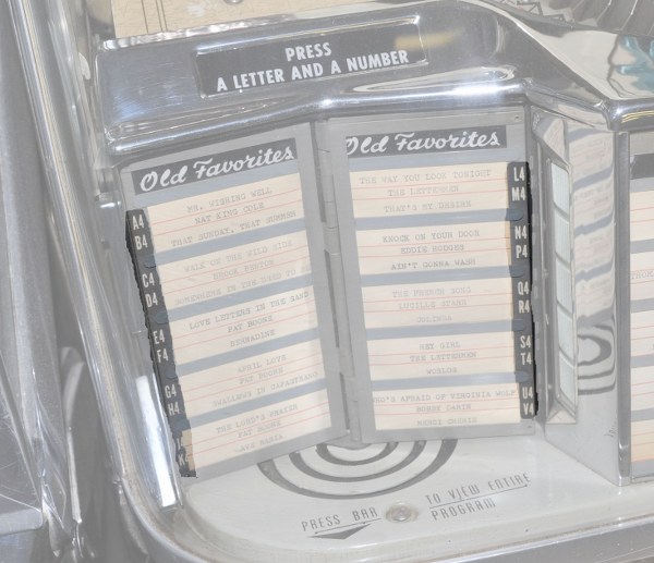 Wurlitzer 2000, 2100 and wallbox Letter / Number decals for Book Pages ...