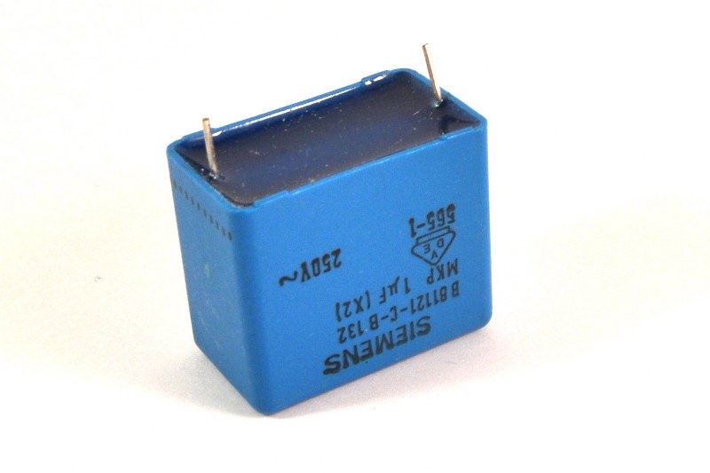 MKP X2 Capacitor 1 uF 250V - Siemens - Jukebox Revival