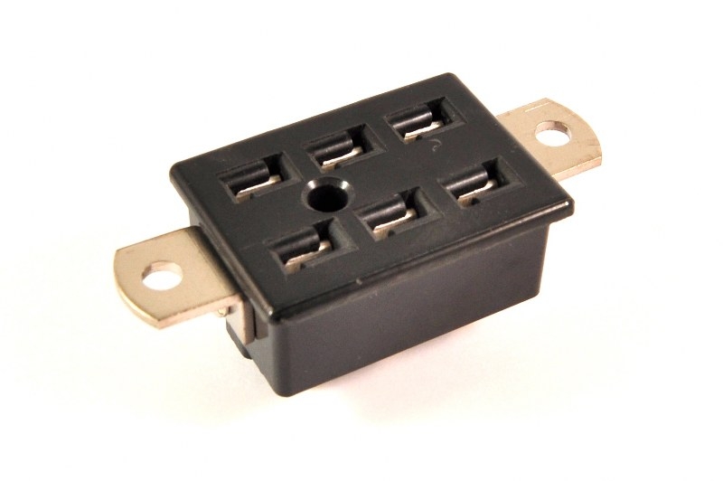 6 polige Jones groot chassis female - Jukebox Revival