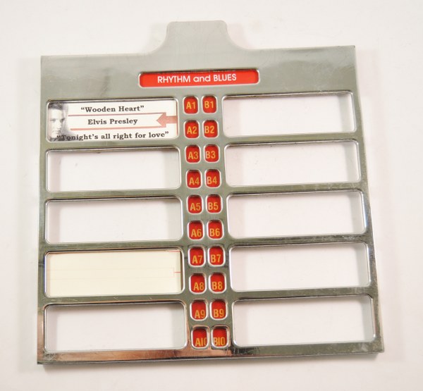 Seeburg M100A/B/C Program Holder - Jukebox Revival