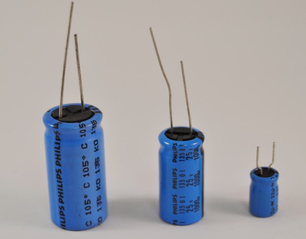 Capacitor 47 uF 25 V Radial Philips - Jukebox Revival