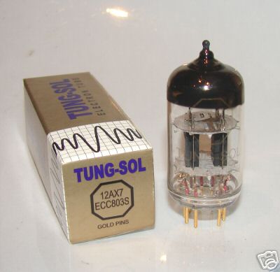 Buis ECC803S / 12AX7 gold pins Tungsol - Jukebox Revival