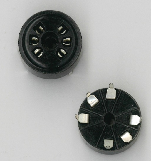 6 pins tube socket - Jukebox Revival