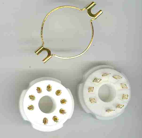 9 pins magnoval gold plated socket - Jukebox Revival