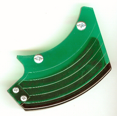 Stripper plate luxe Seeburg grün (V200) - Jukebox Revival