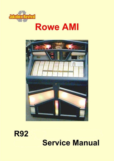 1988 Service manual R92 - Jukebox Revival