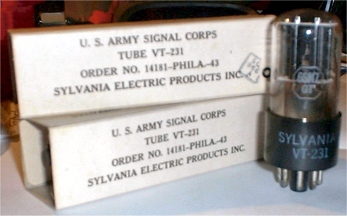 Tube/valve VT231 = 6SN7GT Sylvania - Jukebox Revival