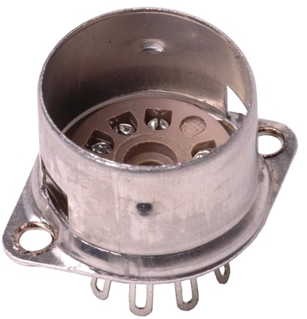 9 pins tube socket Belton shielded - Jukebox Revival
