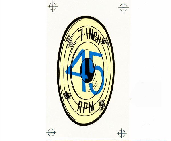 Seeburg 45 rpm decal - Jukebox Revival